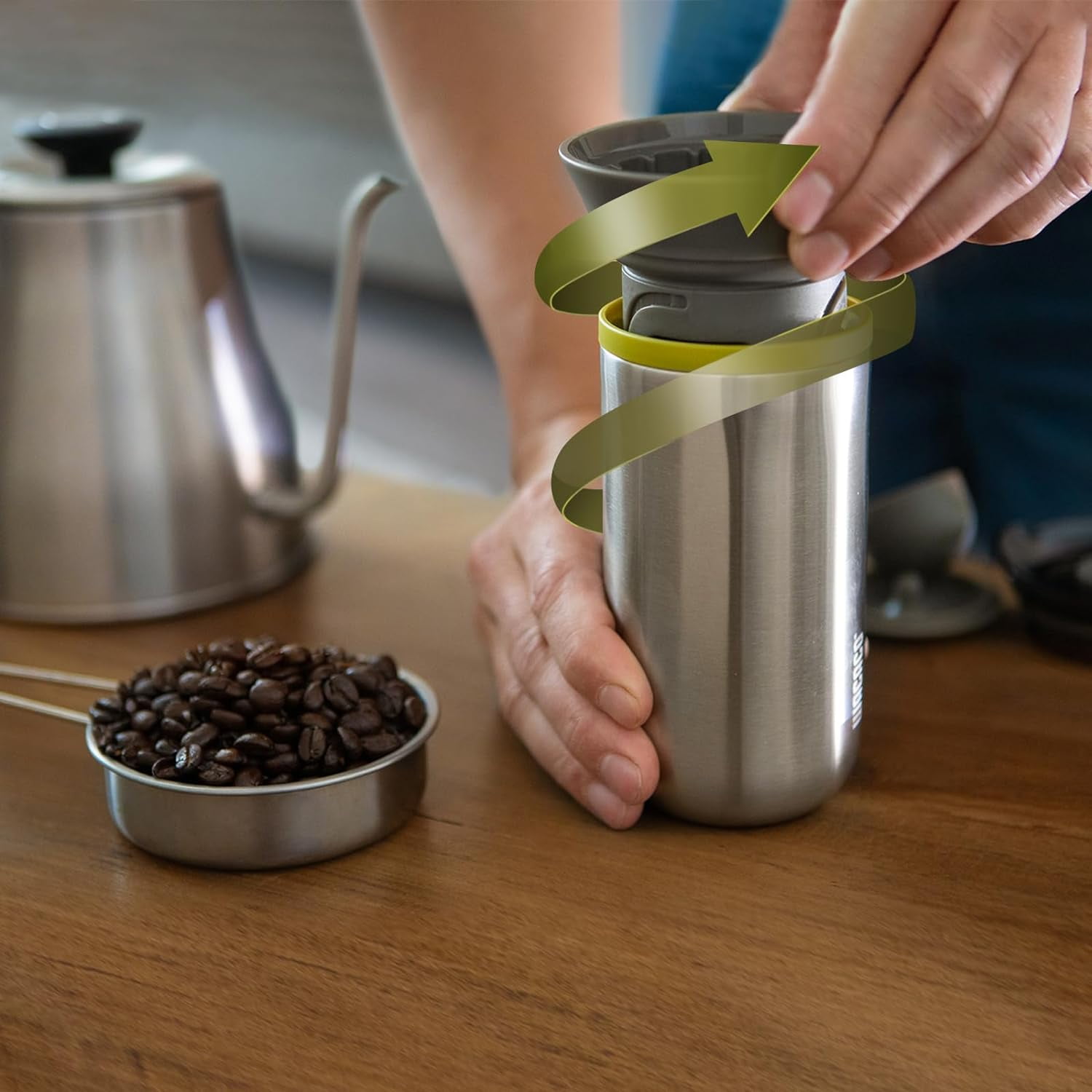 Cuppamoka Pour-Over Coffee Maker, Portable Drip Coffee Maker with 10 ...