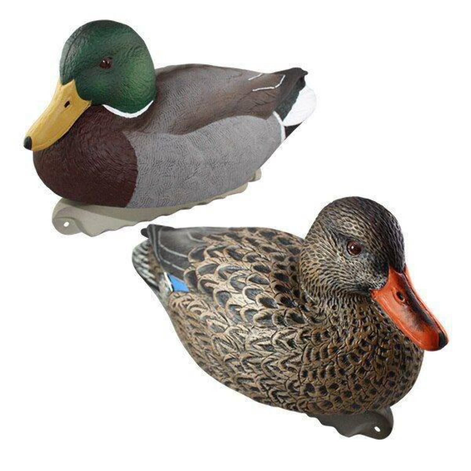 Cupped Waterfowl Duck Decoys, Extremely Realistic 6-Pack of Duck ...