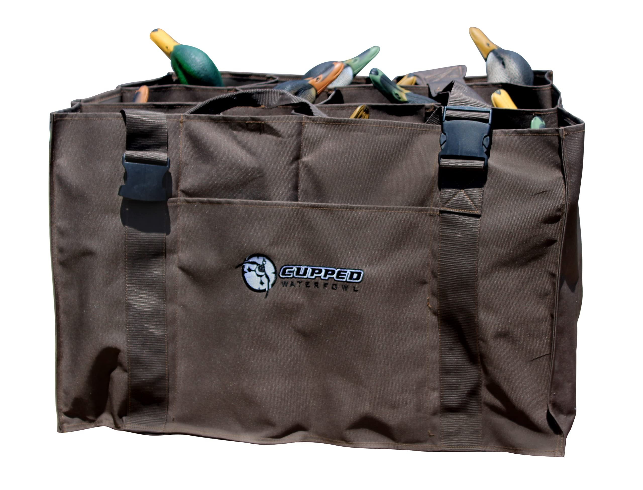 Cupped Waterfowl 12 Slot Duck Decoy Bag, Camo Hunting Bag with 12 ...