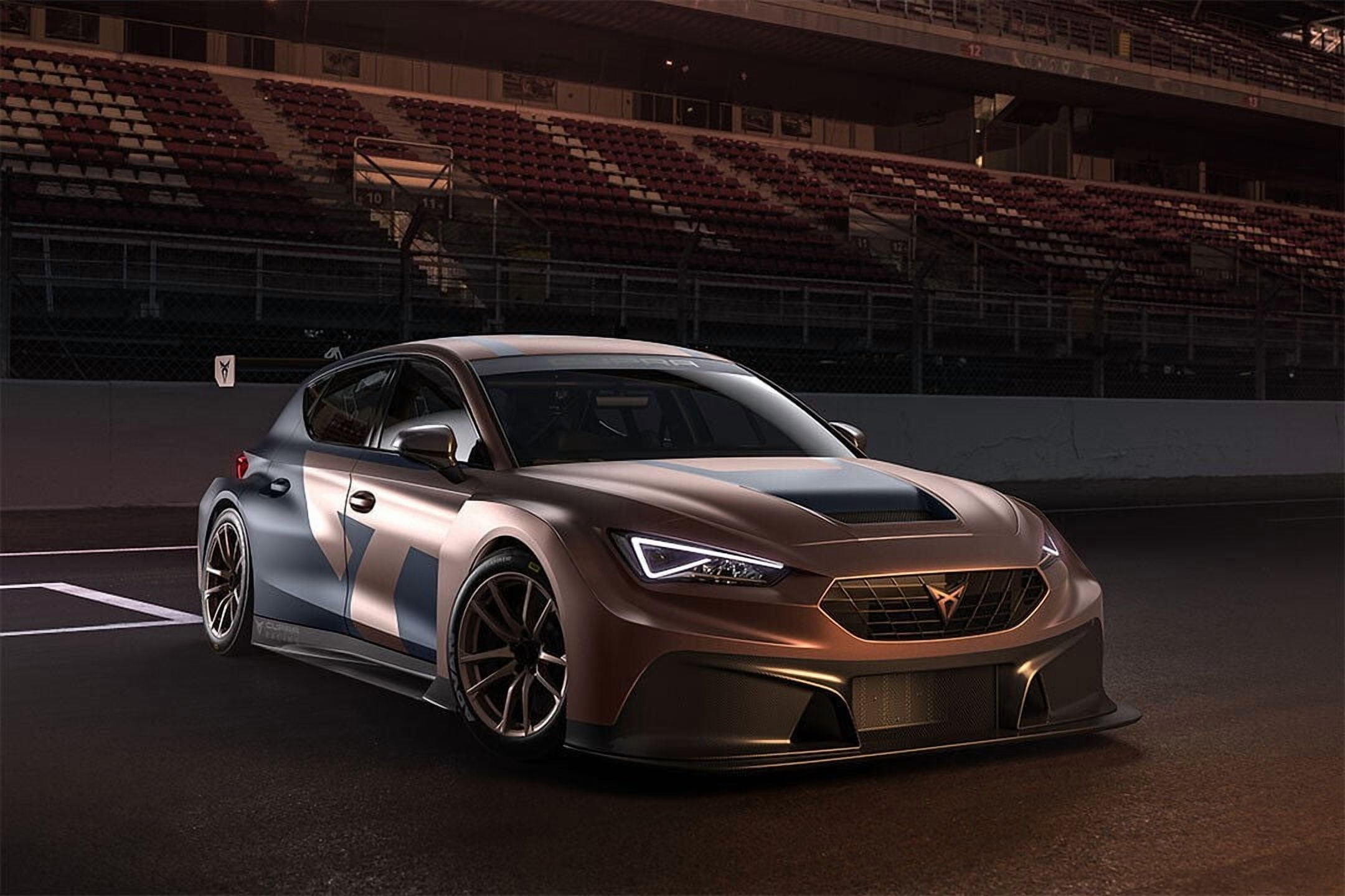 Cupra Leon Competition Sport Car Wall Poster - 20x30 Inch Laminated ...