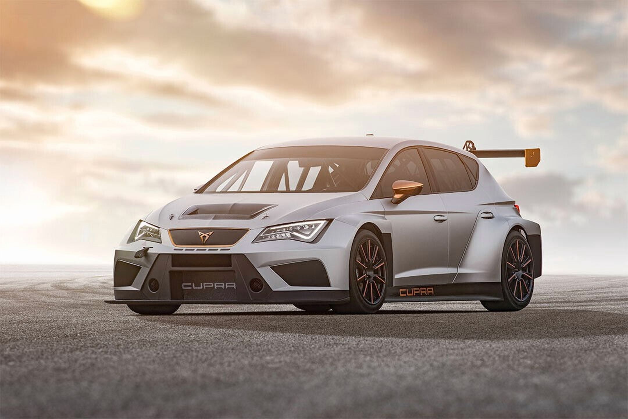 Cupra TCR Sports Car Modified Car Automotive Wall Poster - 12x18 Inch ...