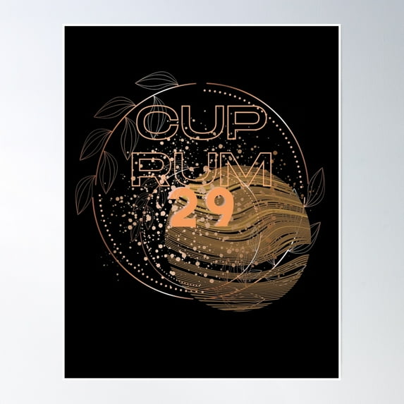 Cuprum - Copper - Kupfer - Element 29 On Periodic-Table Poster Wall Art ...
