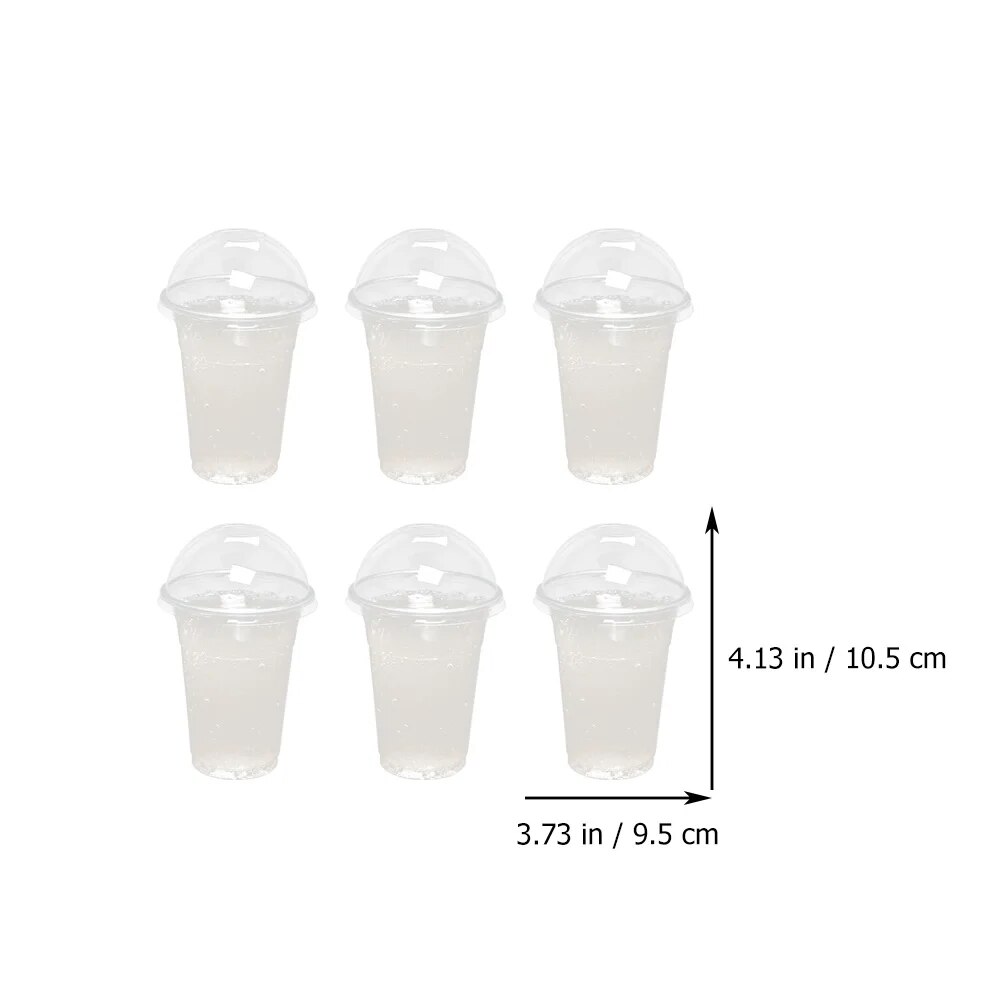 Cups Bottle Cup Fruit Tea Coffee Clear Lid Lids Bubble Cold Dessert ...