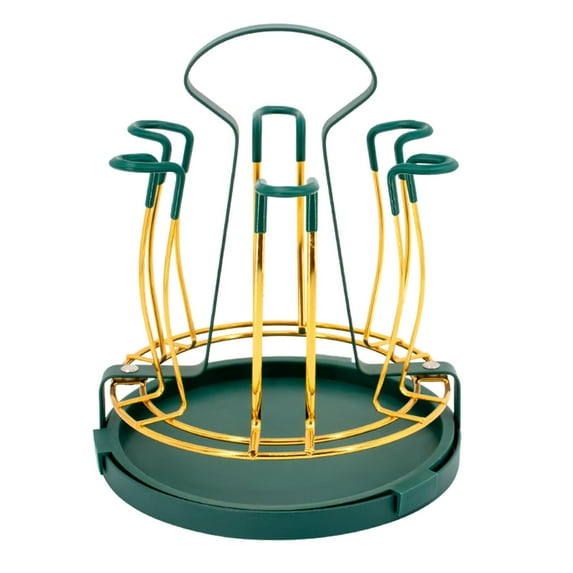 Cups Drying Rack Stand Mug Storage Glass Holder Thickened Carbon Steel ...