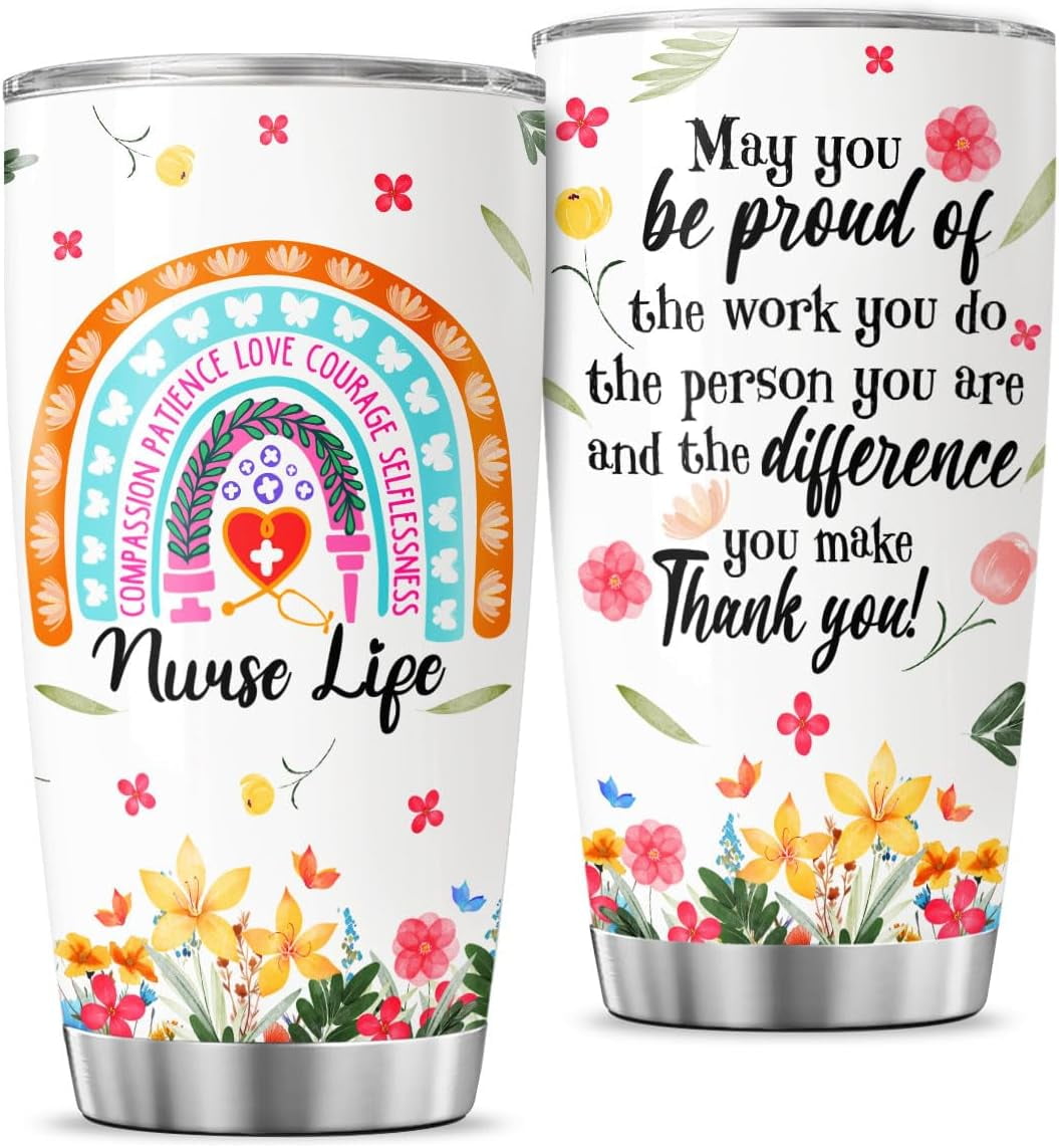 Cups Nursing Week For Tumblers School Nurses Women Coffee, Nurse Life ...