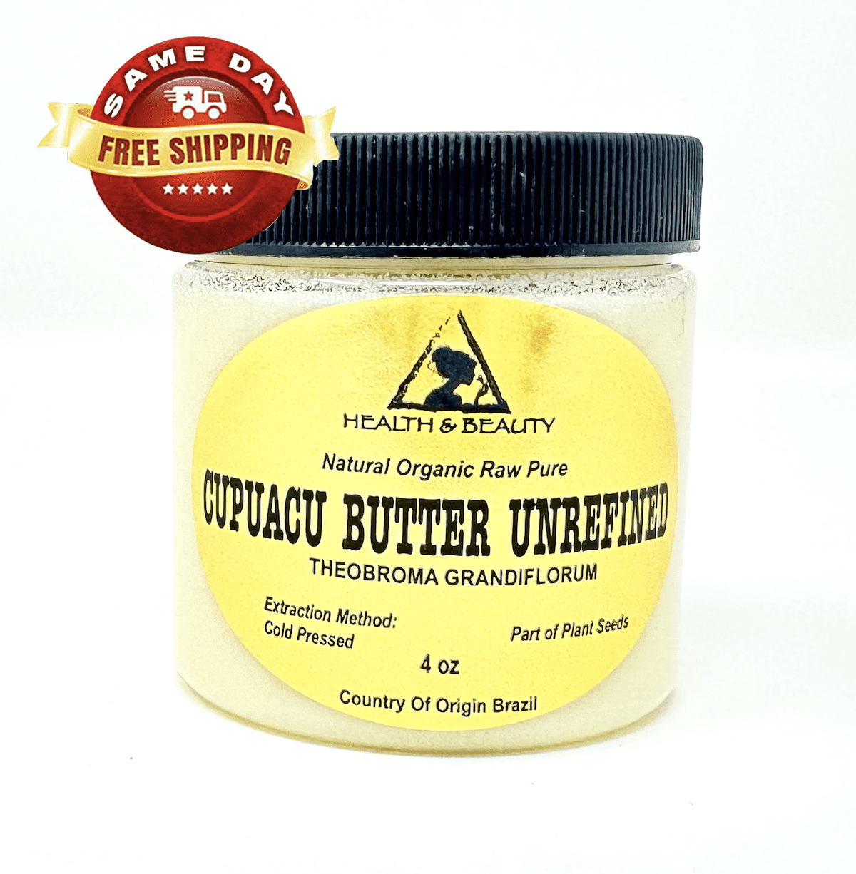 Cupuacu Butter Unrefined Organic Extra Virgin Cold Pressed Raw Pure 4 ...