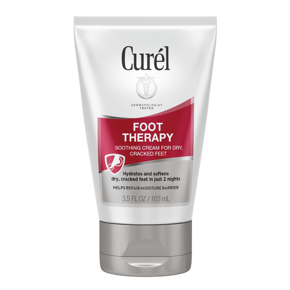 Curel Foot Therapy Cream, Soothing Lotion for Dry, Cracked Feet, 3.5 fl ...