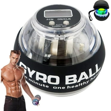 EVEREST FITNESS Gyro Ball, Wrist Exerciser, Hand Grip Strengthener ...