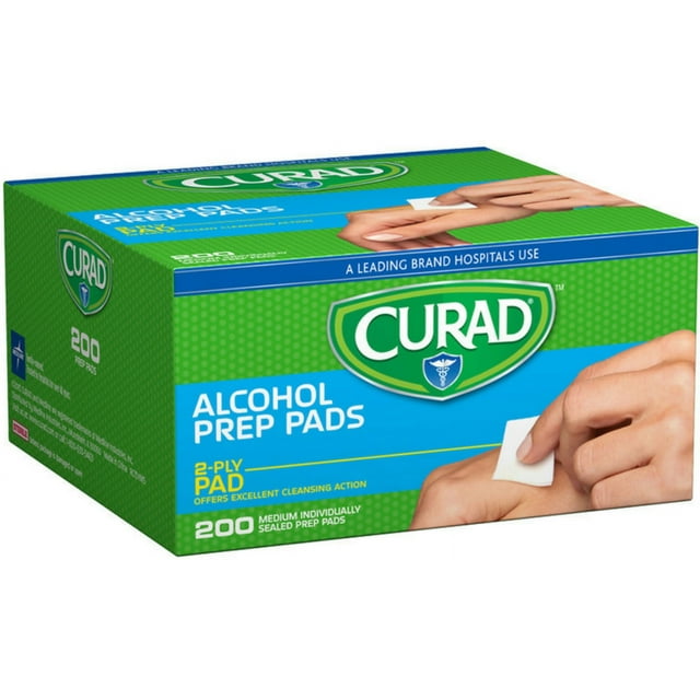 Curad Alcohol Swabs, 200/ 1 Box HSA/FSA Eligible - Walmart.com