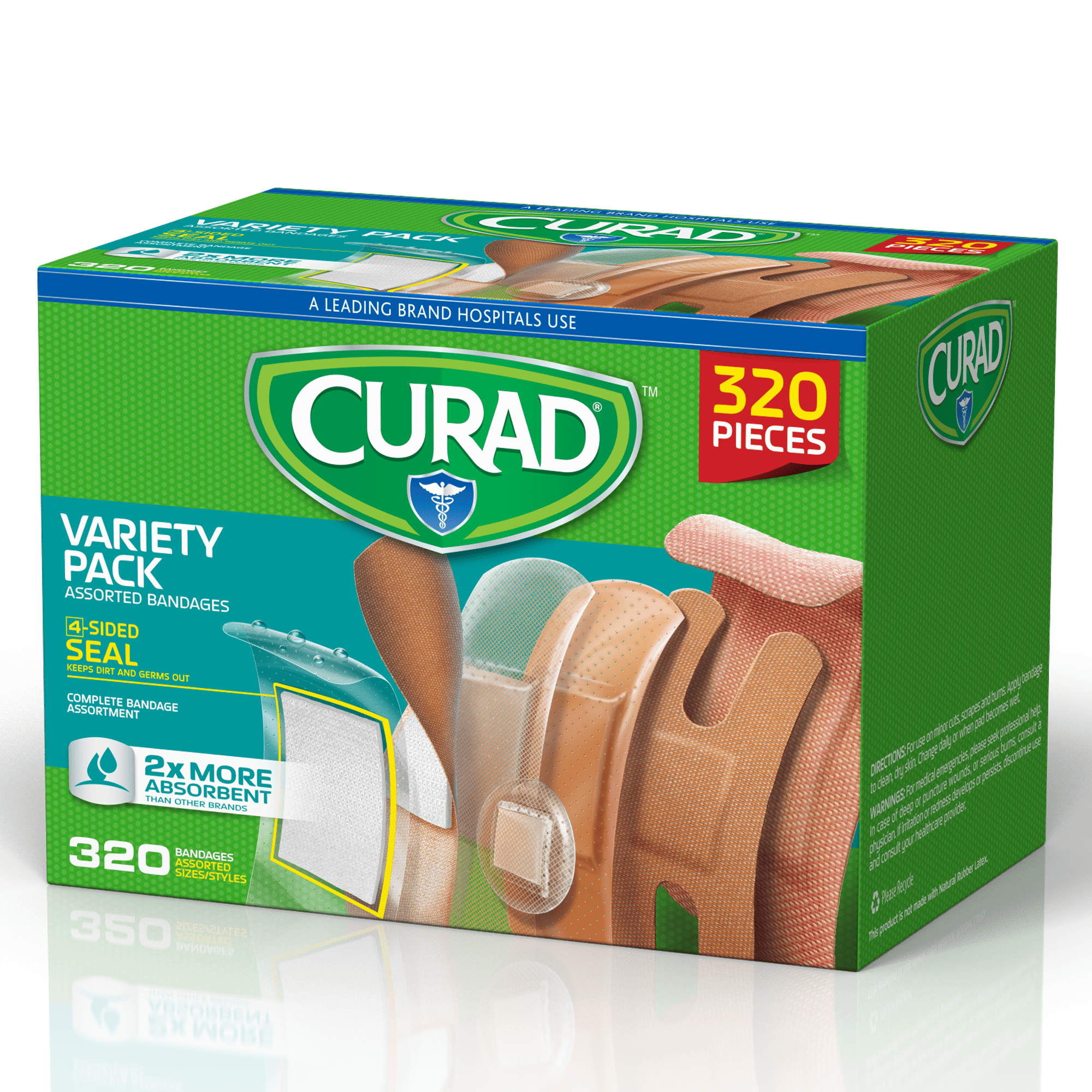 Curad Flex Fabric Bandages, Tan, 20 Ct - Walmart.com