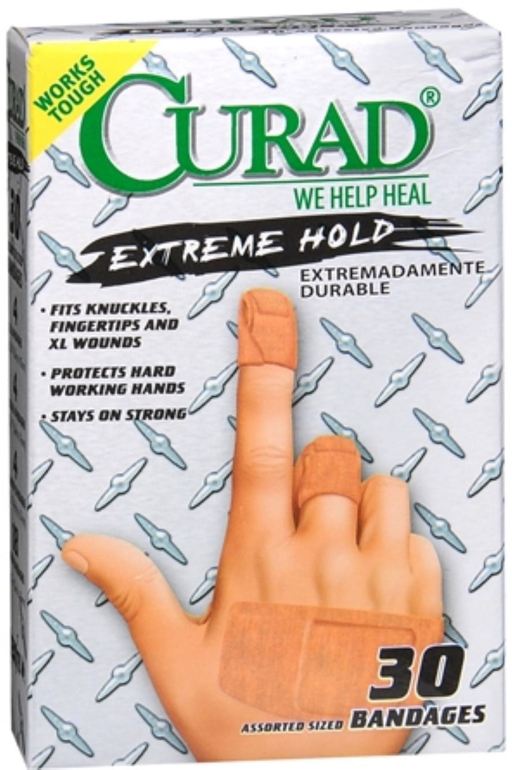 Curad Heavy Duty Assorted Bandages 30 ea (Pack of 3) - Walmart.com