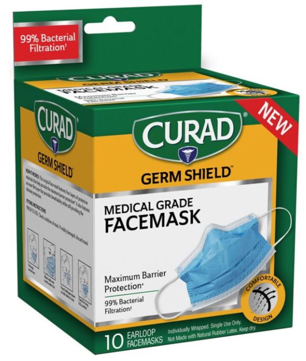 Curad Medical Grade Facemasks (Pack of 5) - Walmart.com