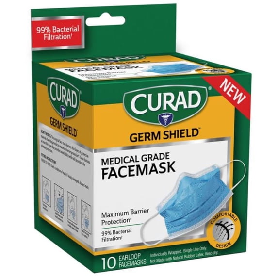Curad Medical Grade Facemasks (Pack of 5) - Walmart.com