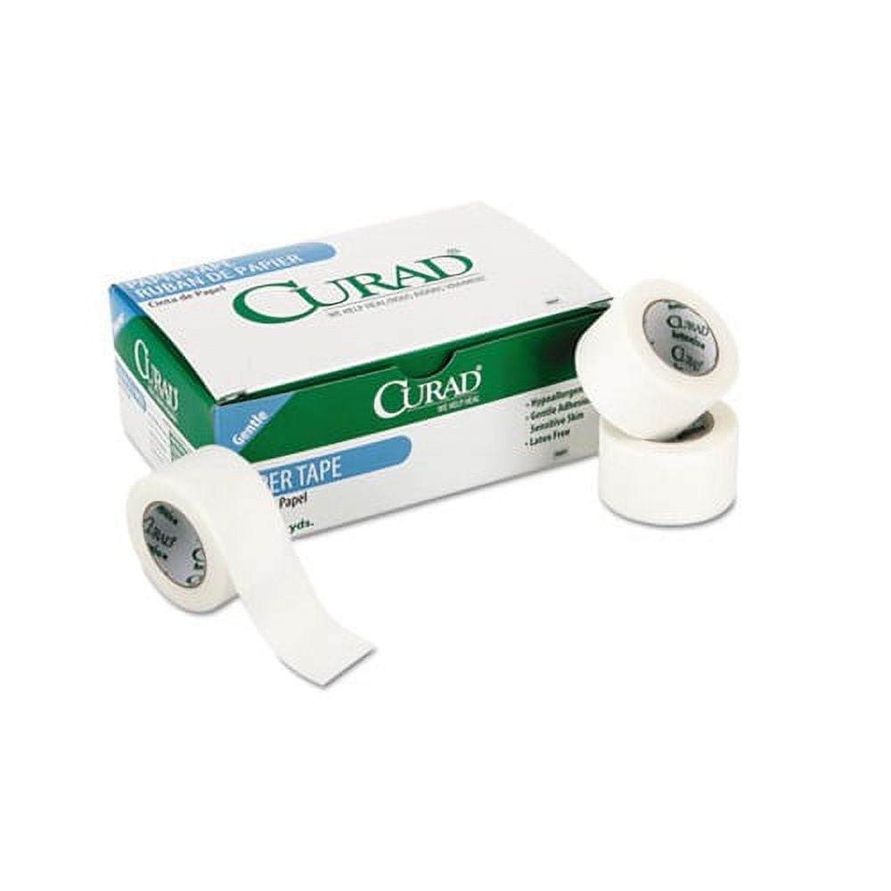 Curad Paper Adhesive Tape 2" x 10 yds White 6/Pack NON270002 HSA/FSA ...