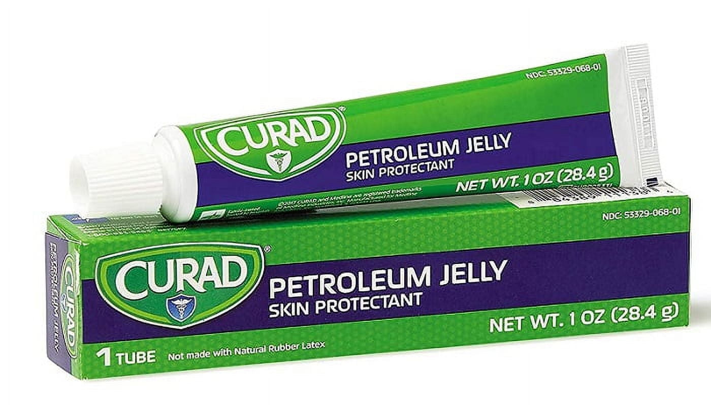 Brandclub - Curad Petroleum Jelly Skin Protectant 1 oz Tube, 12 Count