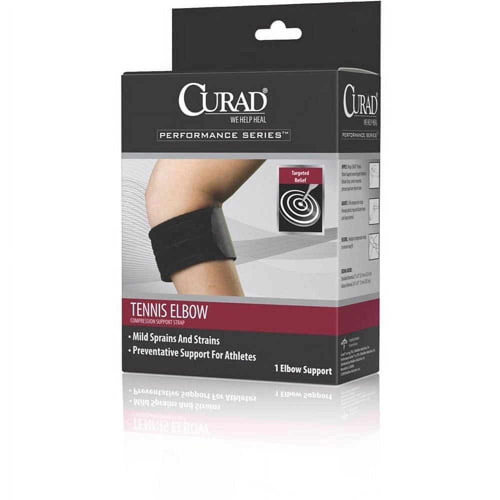 Curad Standard Universal Tennis Elbow Support Compression Strap ...