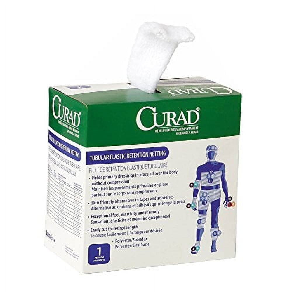Curad Tubular Elastic Retention Netting, Size 1/2 (4" x 25 yd.) HSA/FSA ...