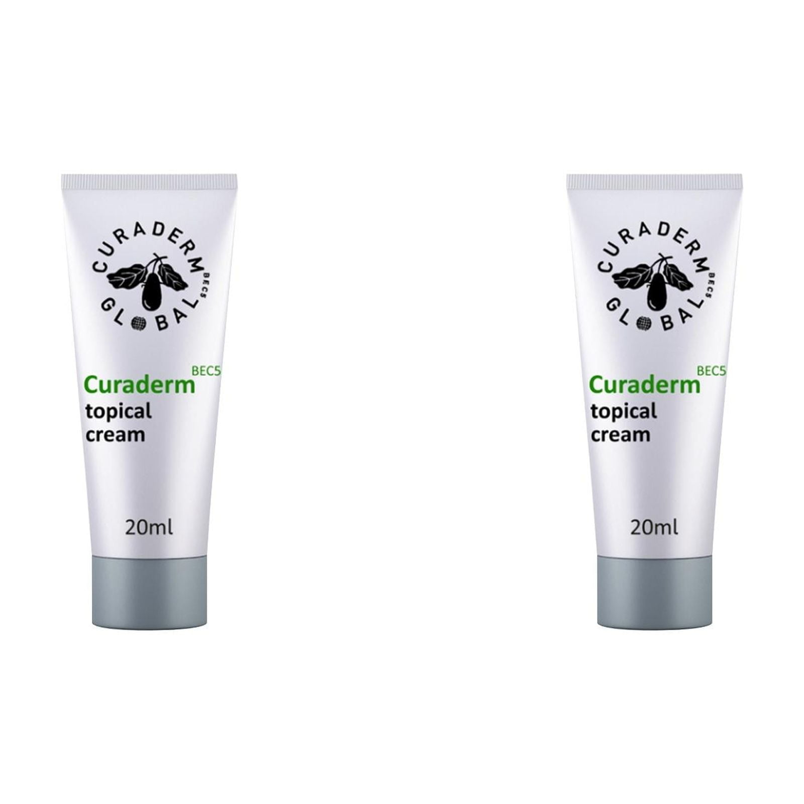 Curaderm BEC5 20ml Topical Cream 2PCS with Salicylic Acid & Eggplant ...