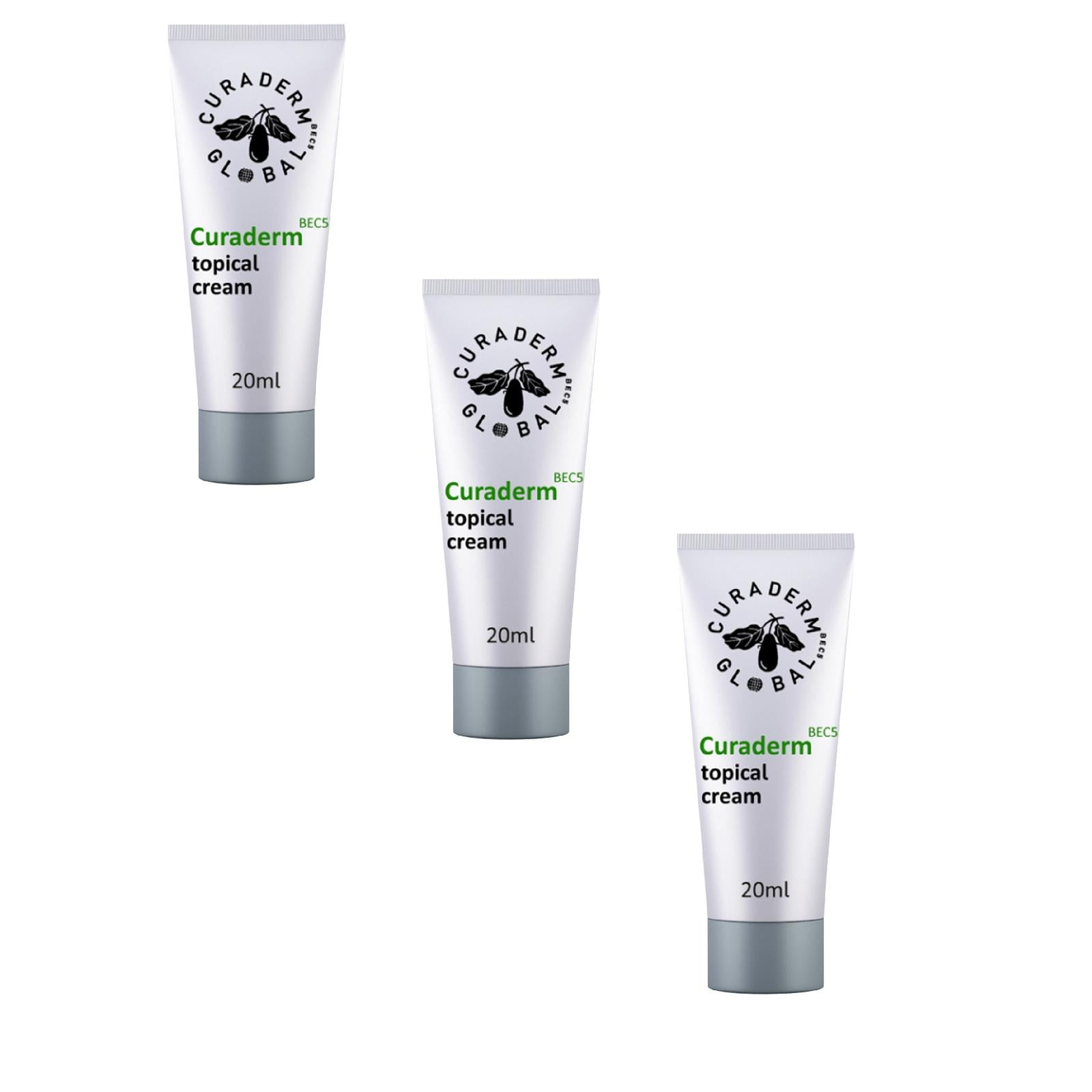 CuradermBEC5 Salicylic Acid Skin Cream 3pc, Dermatological Nourishment ...