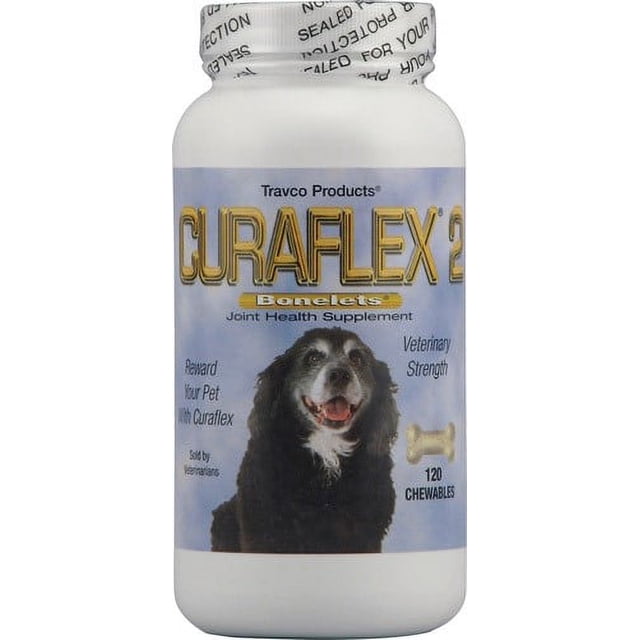 Curaflex 2 Chewable Tablets Joint Health for Dogs 120ct - Walmart.com