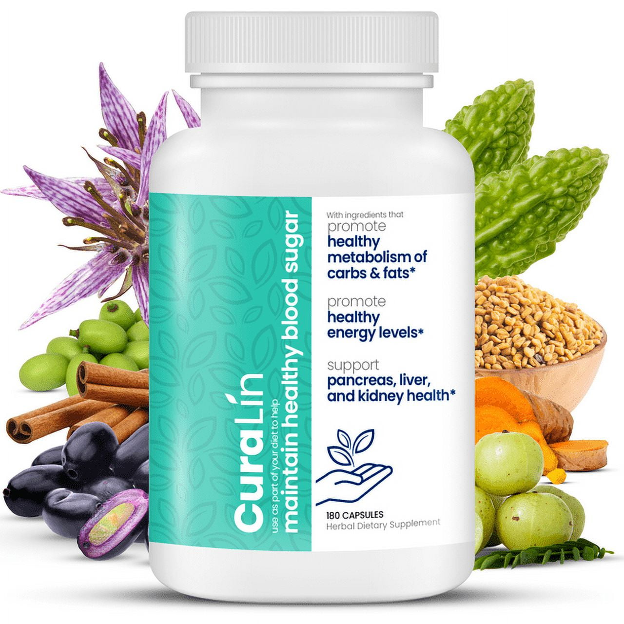 Curalin Advanced Glucose Support, 180 Ct - Walmart.com