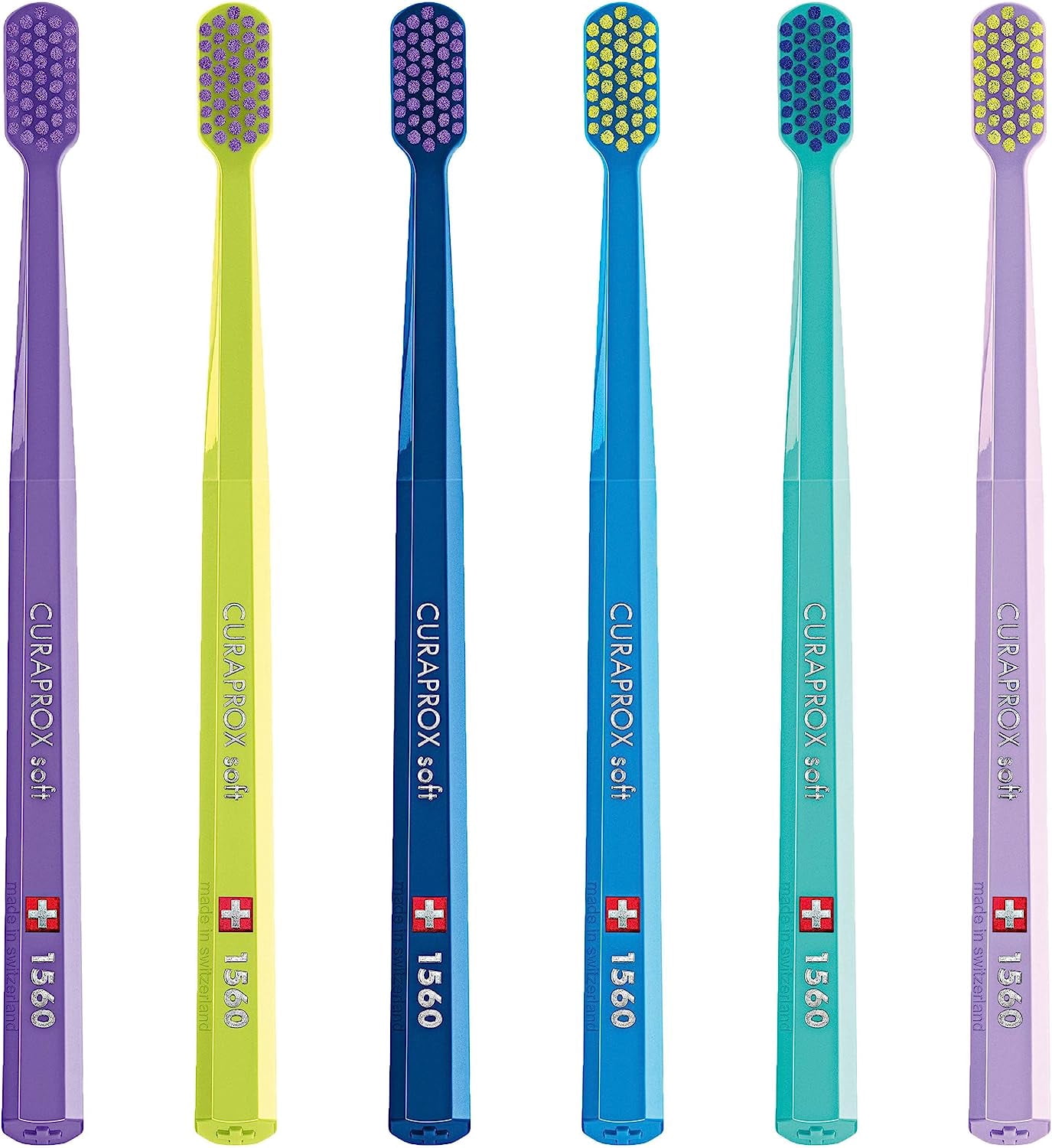 Curaprox CS 1560 Soft Toothbrush with Ultra-Fine Filaments & Compact ...