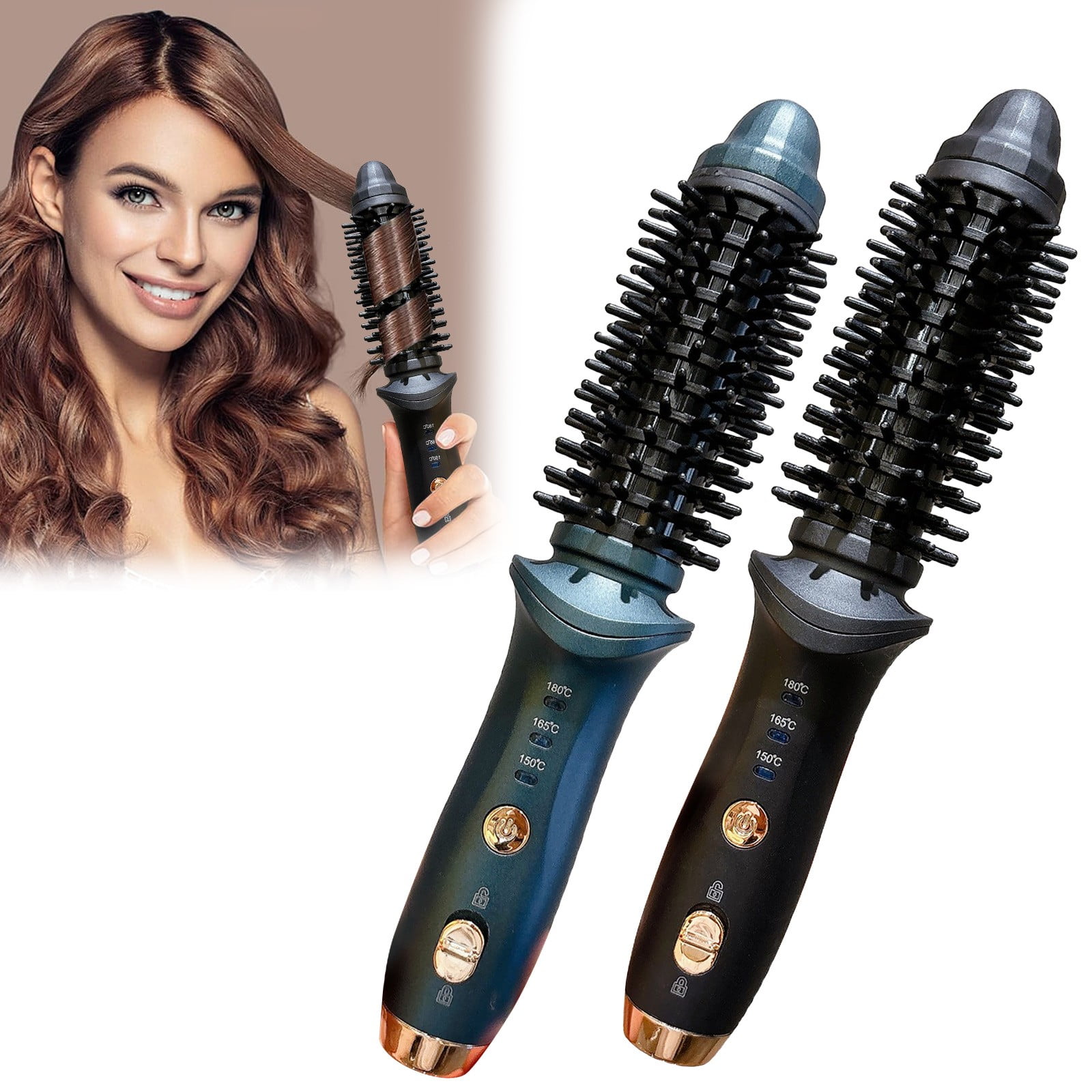 Curated Picks, Instant Hair Curler, Portable Styling Comb, Long ...