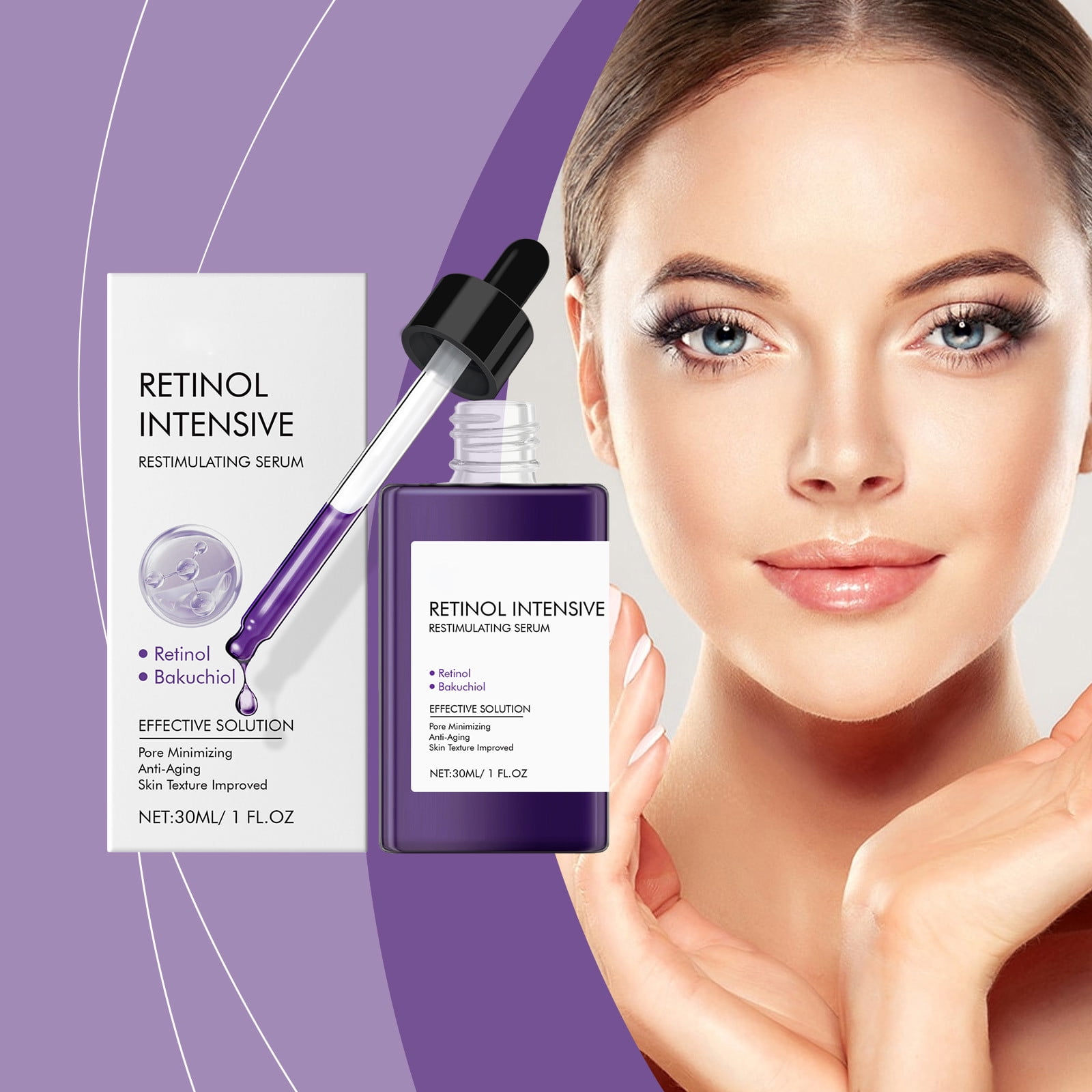 Curated Picks, Retinol Age-defying Serum, Pore Minimizing Skincare ...