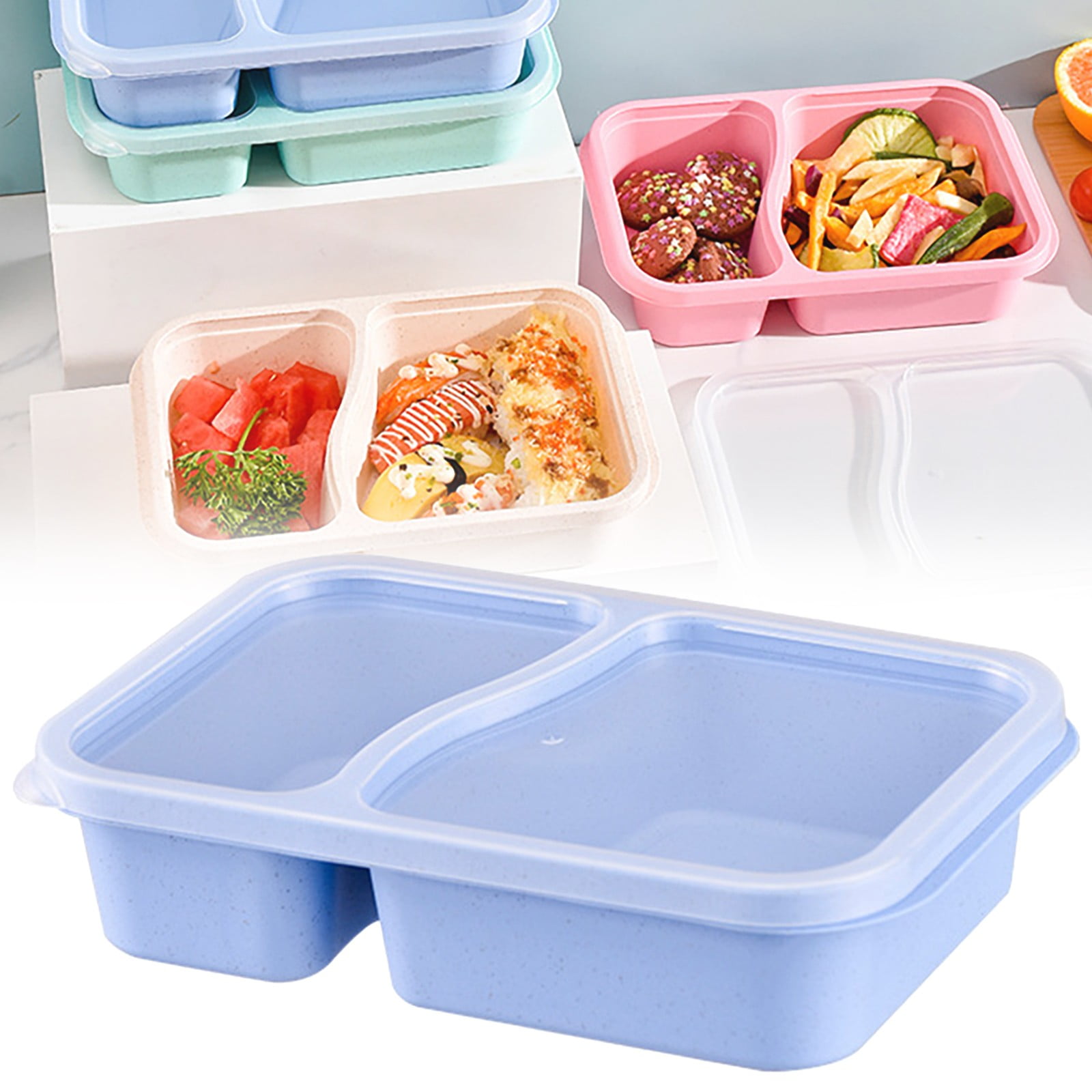 Curated Selection DreamyJuly Box Type Adult Lunch Box 2Compartment ...