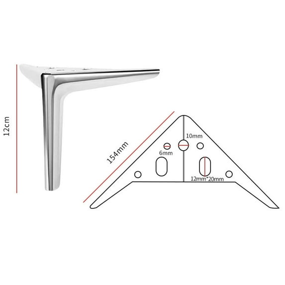 【Curated Selection】Dreamyjuly Tainless Legs for Furniture Metal ...