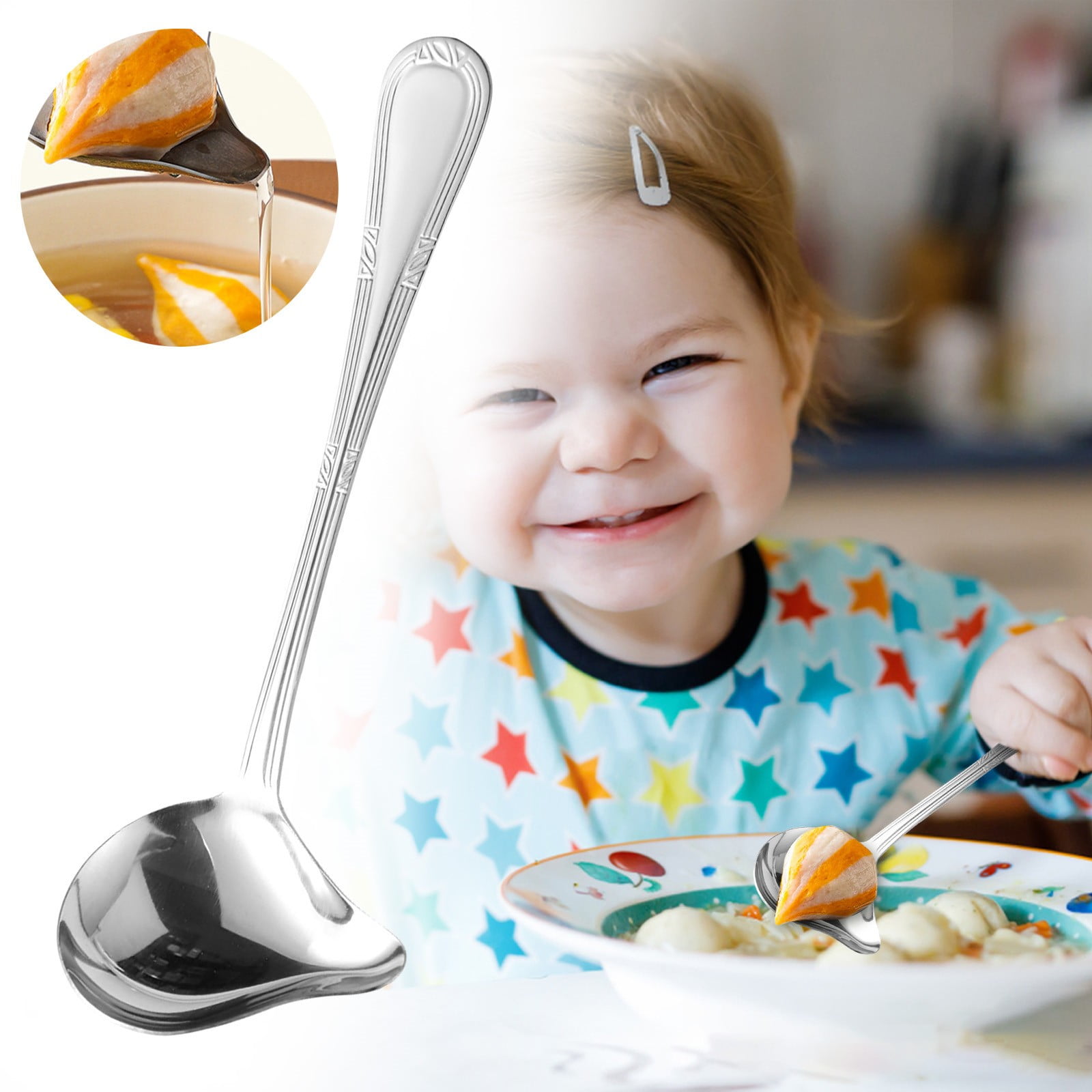 Curated Selection Shiogb 1 Pieces Small Drizzle Spoon Stainless Saucier ...