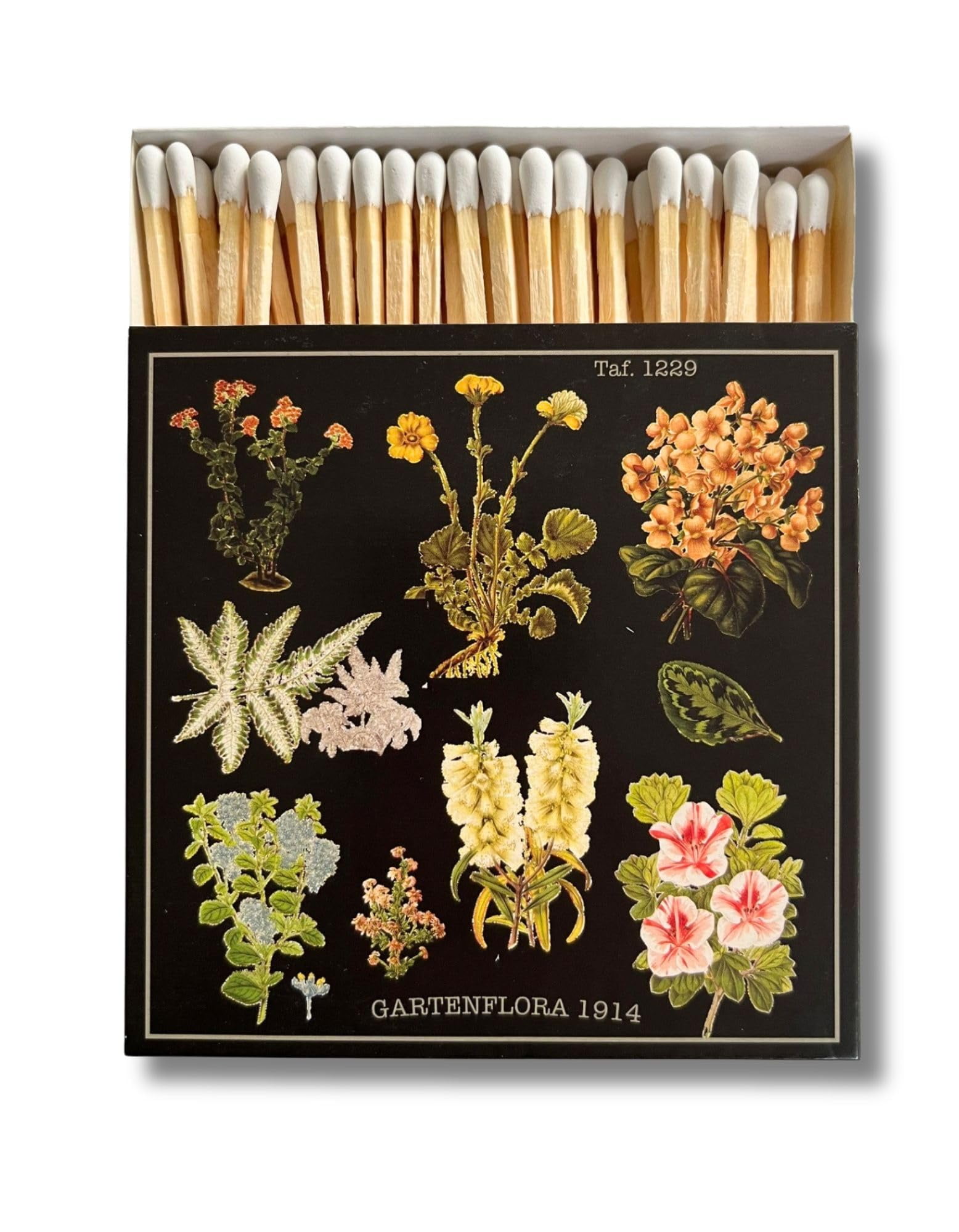 Curator Home Luxury Gift Long Safety Matches I Stylish Floral Design ...