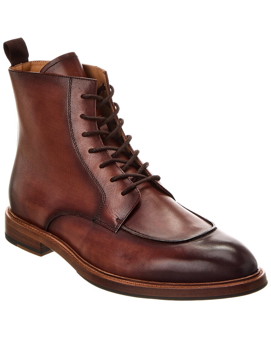 Curatore Apron Toe Leather Boot, 11.5, Brown - Walmart.com