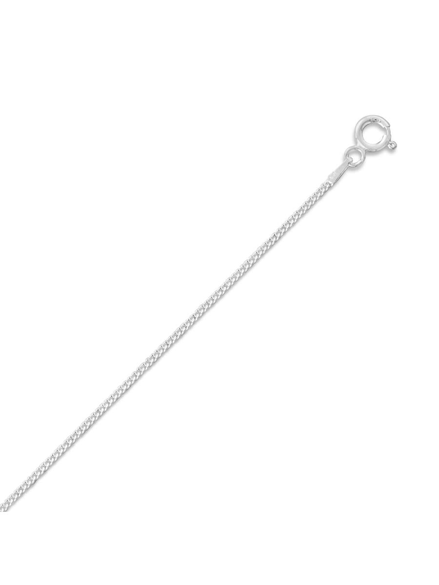Curb Chain Necklace 1.5mm Wide Sterling Silver, 30-inch - Walmart.com
