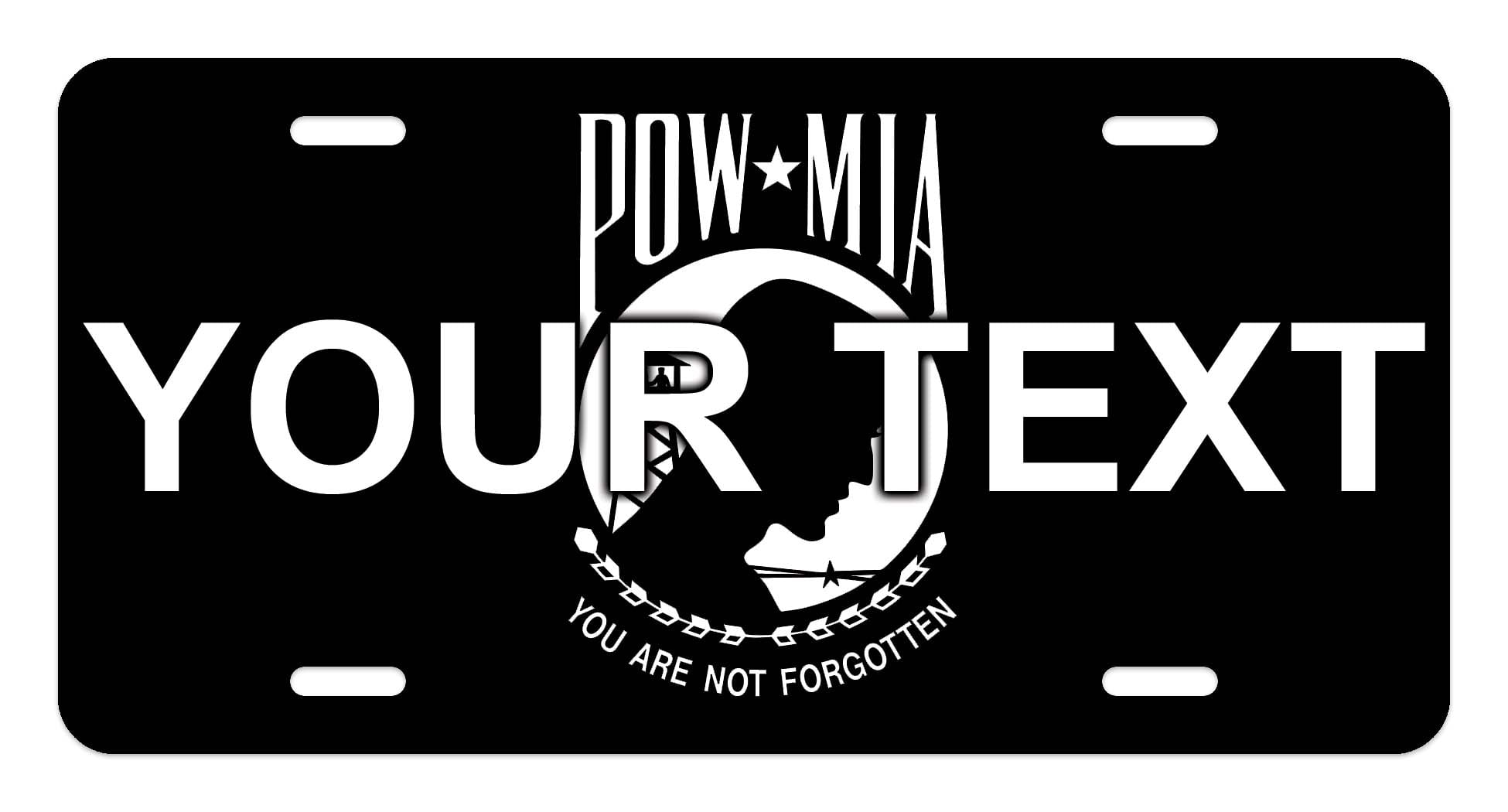 Curb-N-Sign® Custom License Plate, Made in USA Aluminum Composite ...