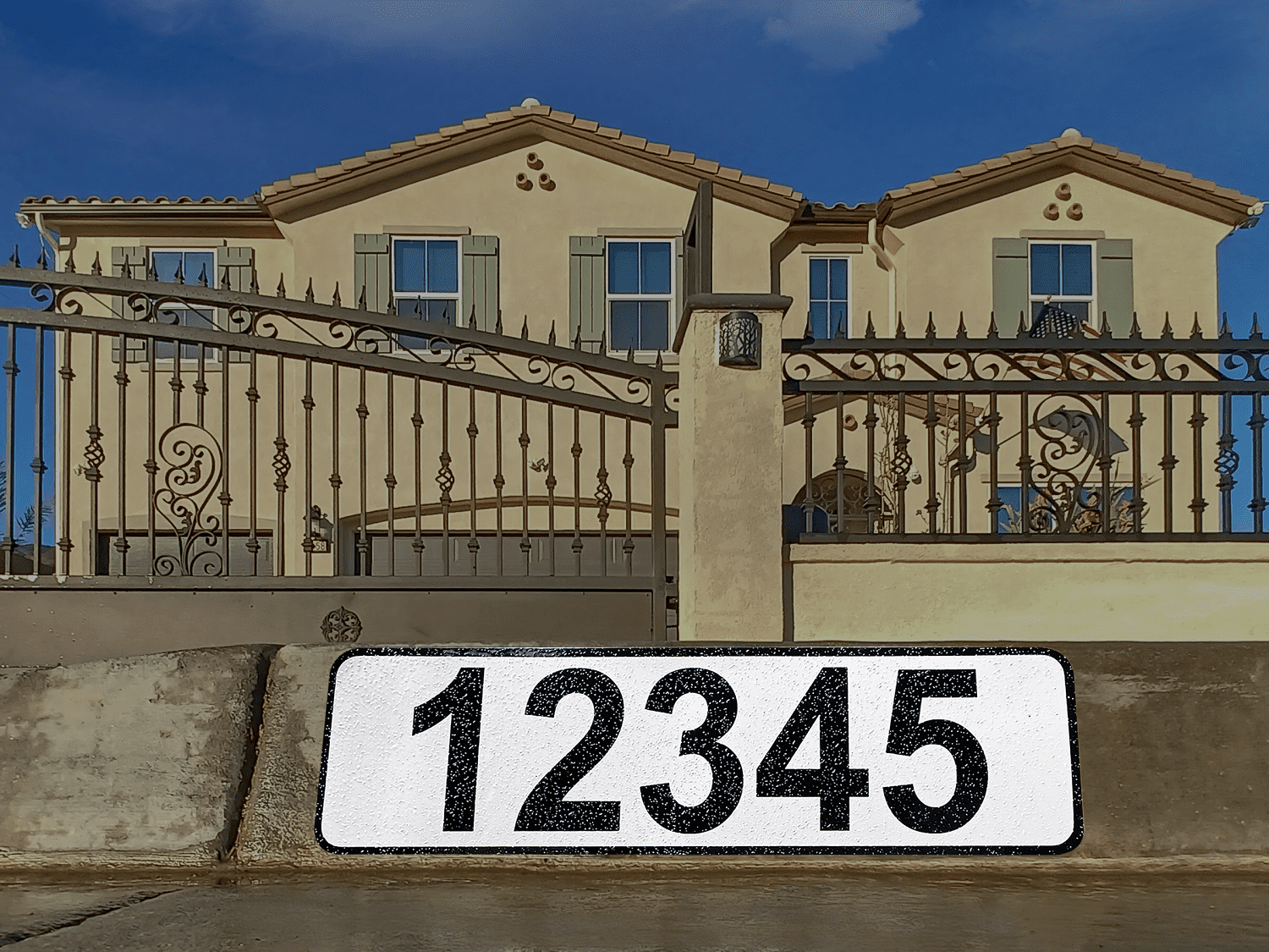 Curb-N-Sign Customized Assorted Colors Curb Sticker, 12 Month Warranty ...