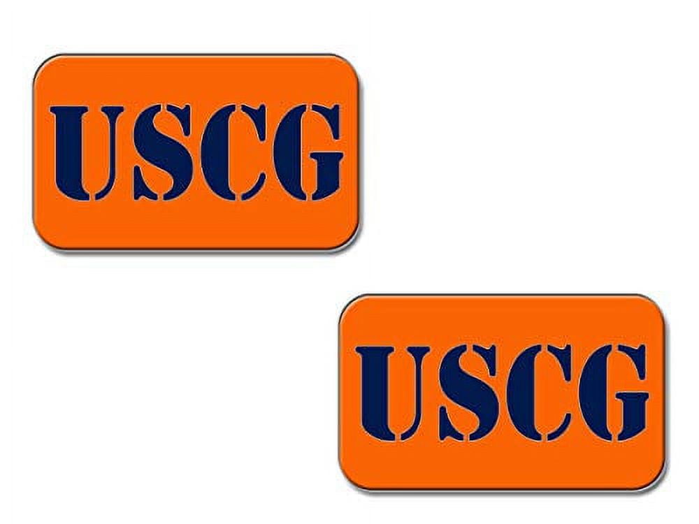 Curb-N-Sign Reflective Vinyl Car Sticker, 3X5in (Coast Guard) - Walmart.com