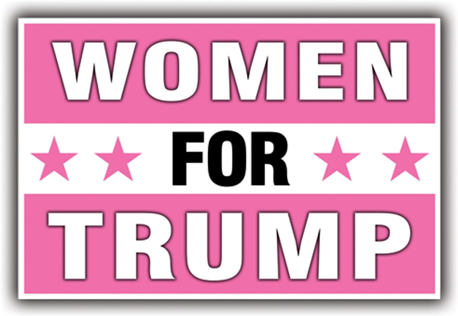 Curb-N-Sign® Women for Trump 2024 Yard Sign for Outside, Single Sided ...