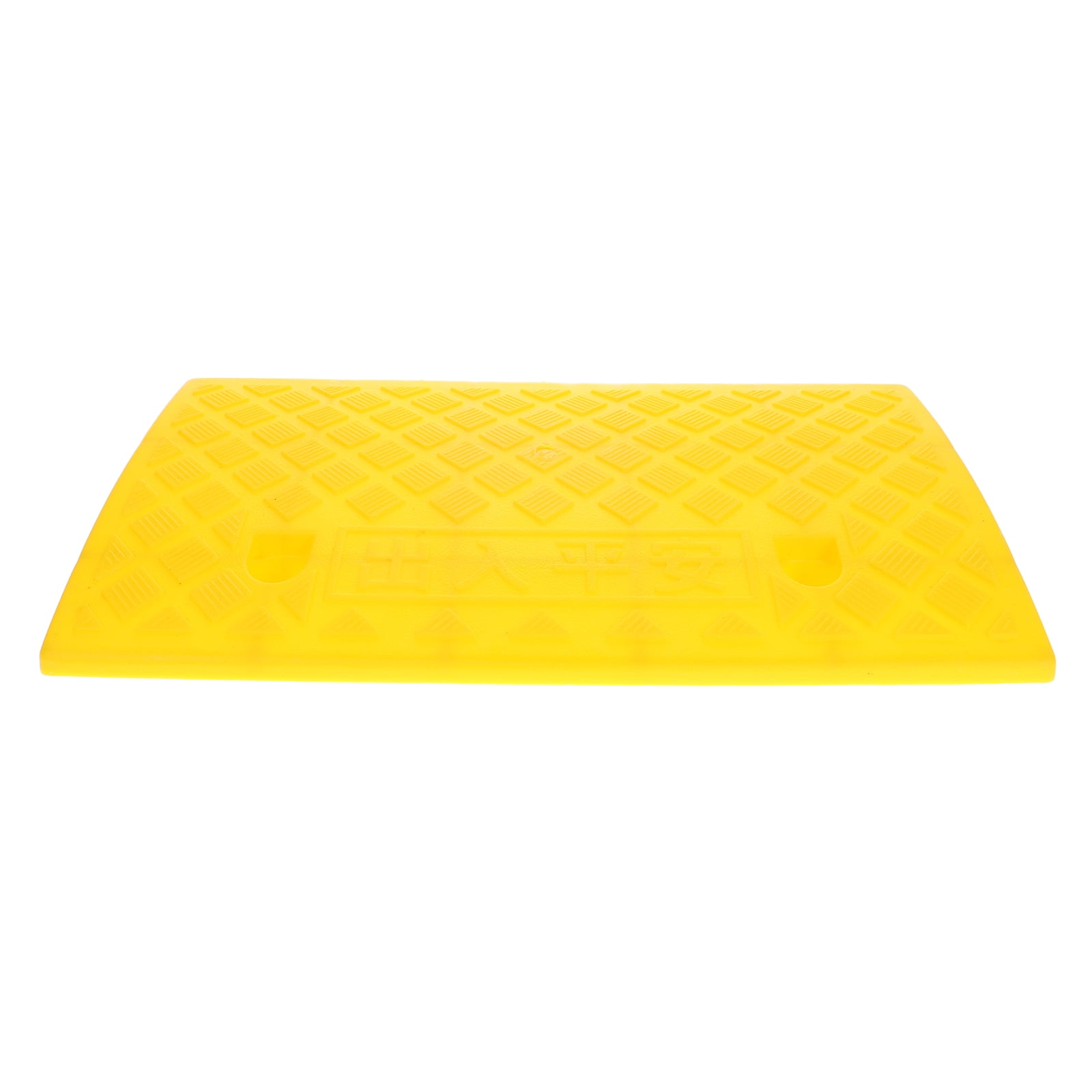 Curb Ramps for Driveway Curbside Rubber Mat 50.00X27.00X9.00CM Yellow ...