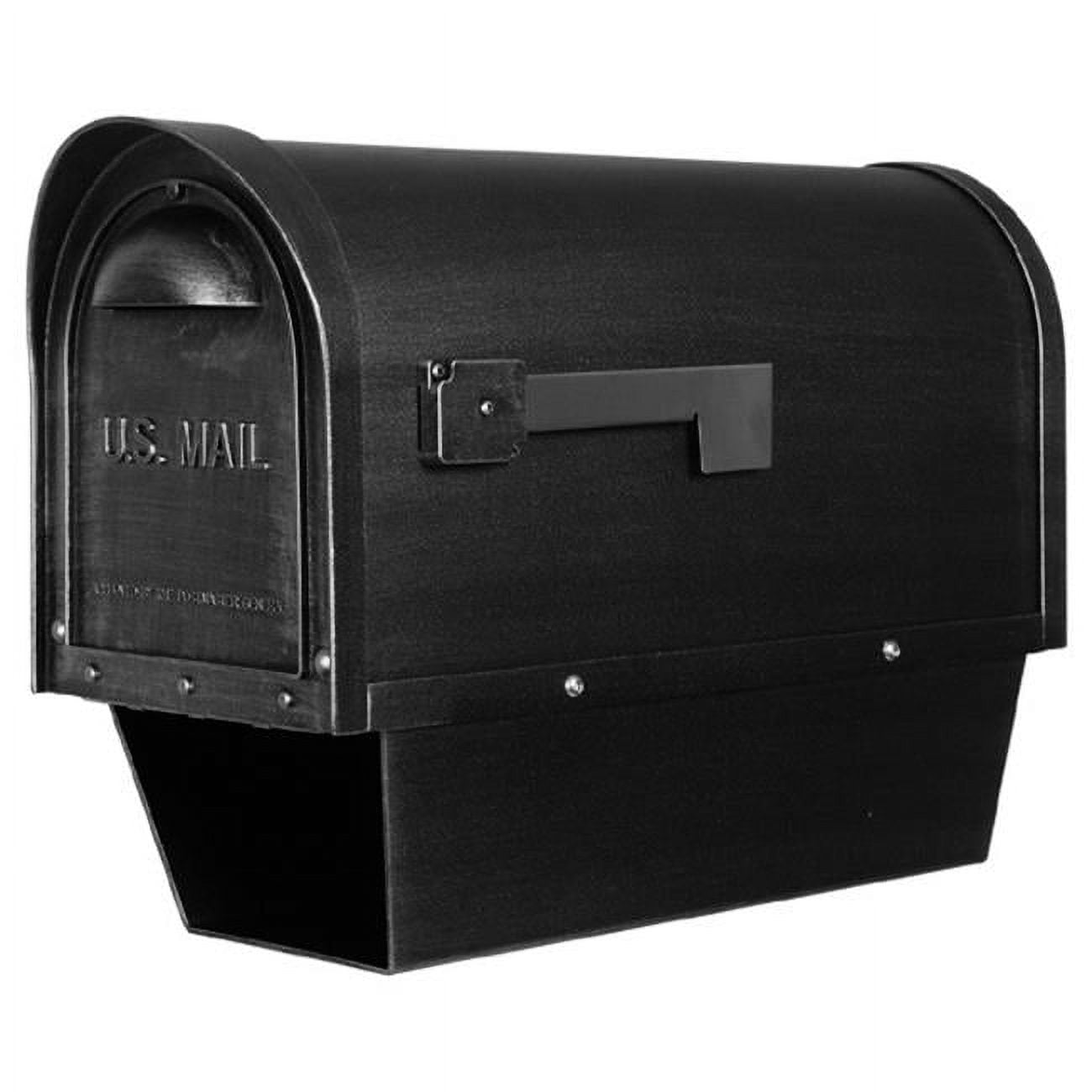 Curbside Mailbox with Paper Tube-Black - Walmart.com
