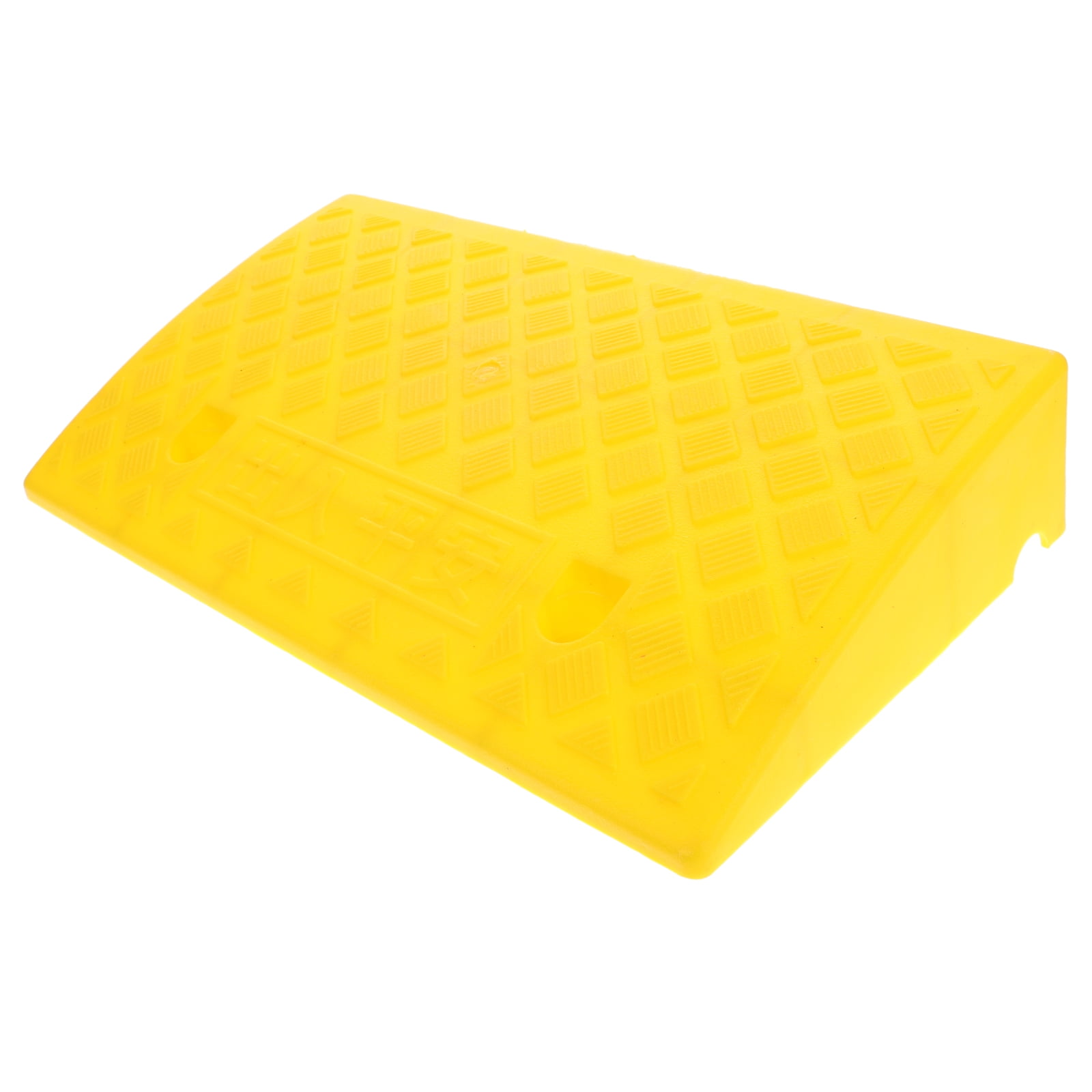 Curbside Rubber Mat Pet Ramp Driveway Ramps for Cars Yellow - Walmart.com