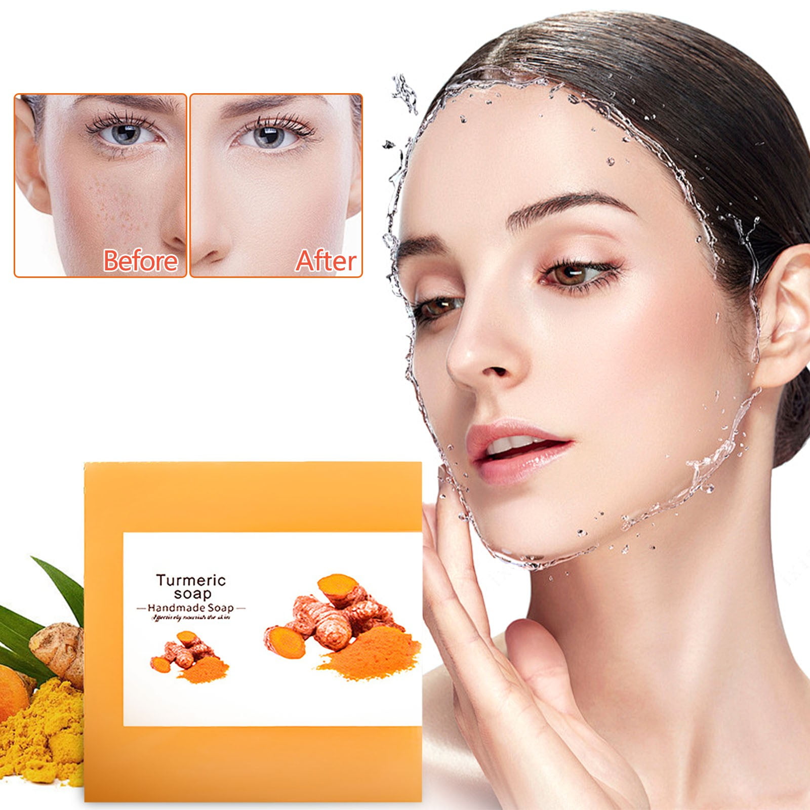 Curcuma Soap Oil Hand Soap Facial Cleansing And Bathing Turmeric Soap ...