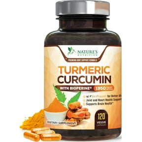 NatureWise Curcumin Turmeric 2250mg, Black Pepper, Ginger, 500mg ...