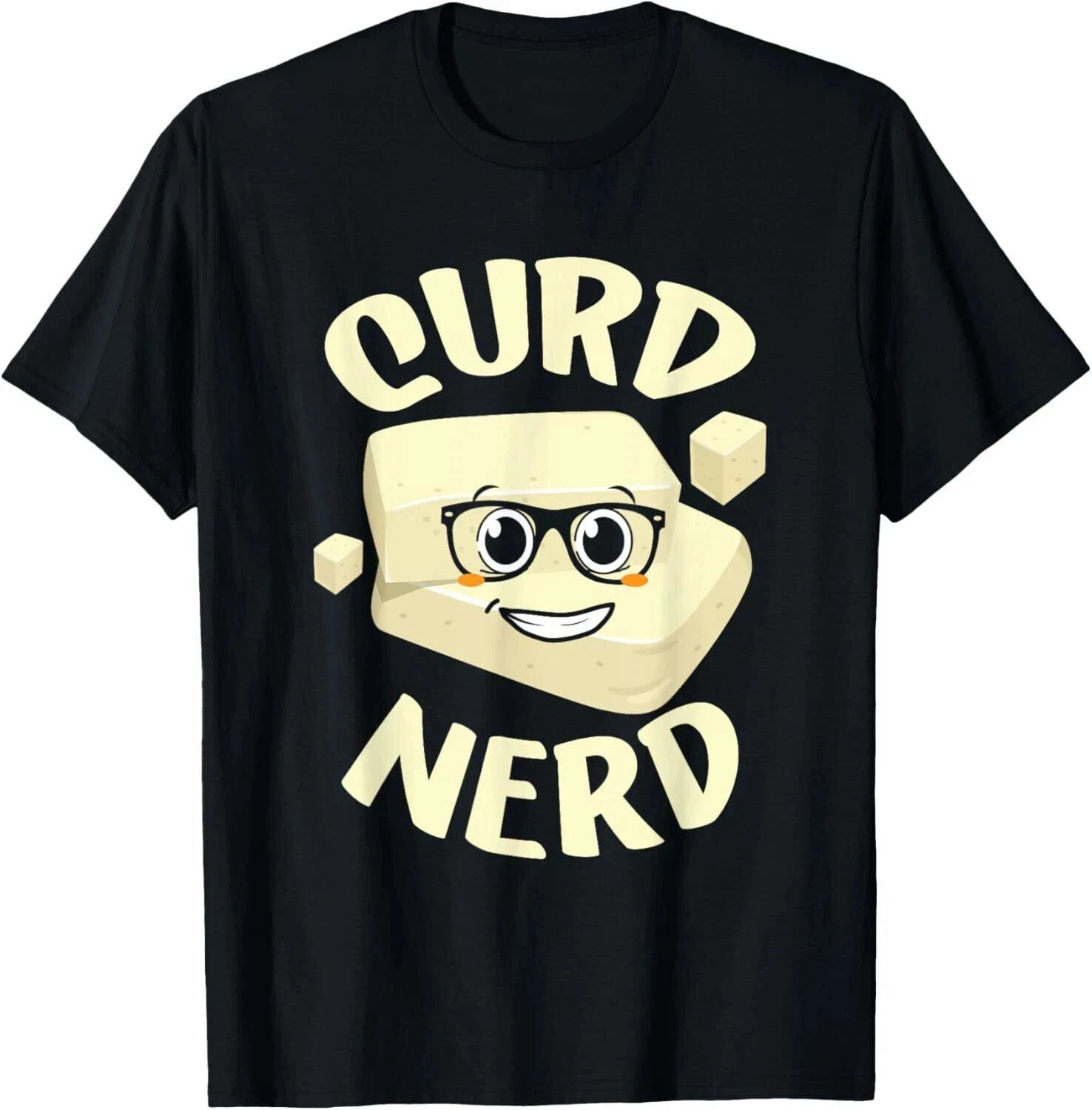 Curd Nerd Funny Cheese Lover Dairy Food Pun Unisex T-Shirt - Walmart.com