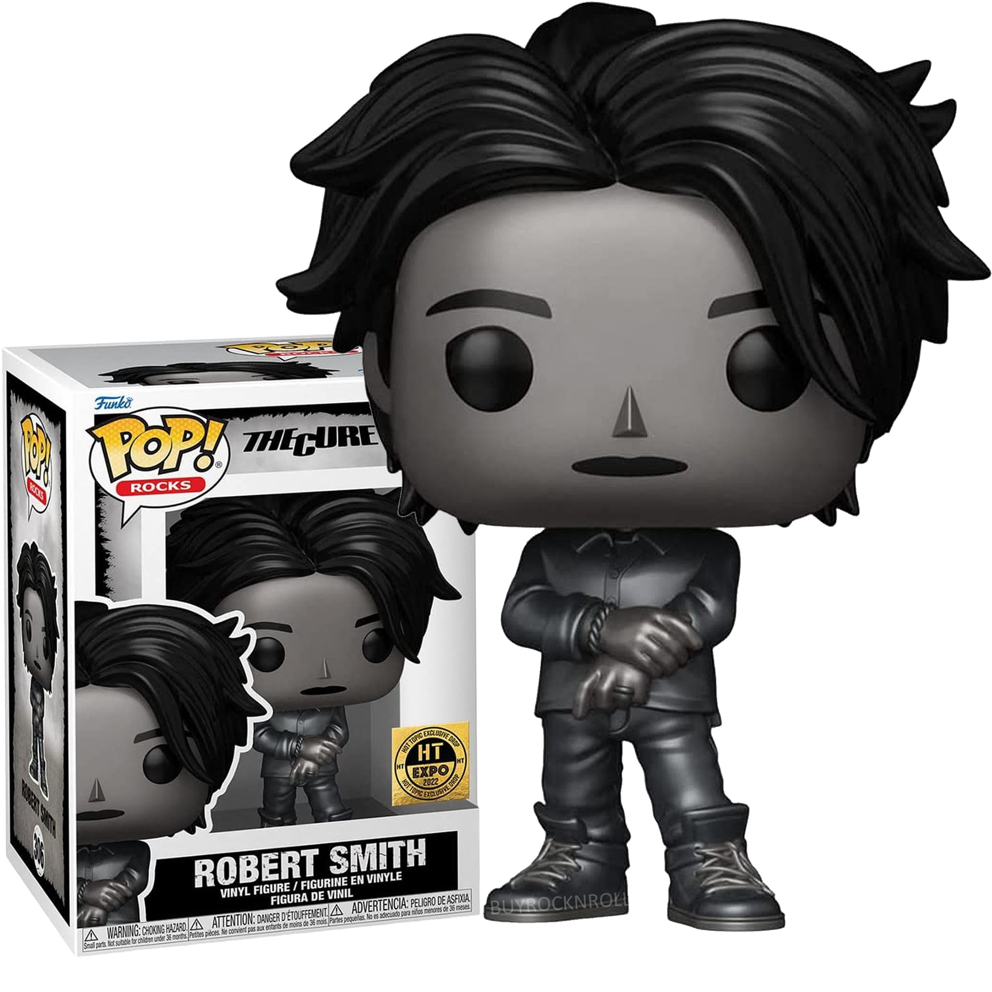 Cure 2022 Funko Pop Rocks Metallic Robert Smith Figure HT Expo Excl ...