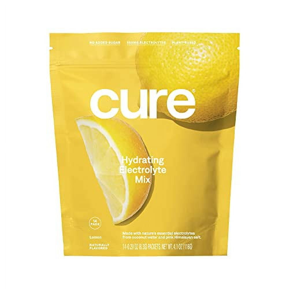 Cure Hydrating Electrolyte Mix | Electrolyte Powder for Dehydration ...