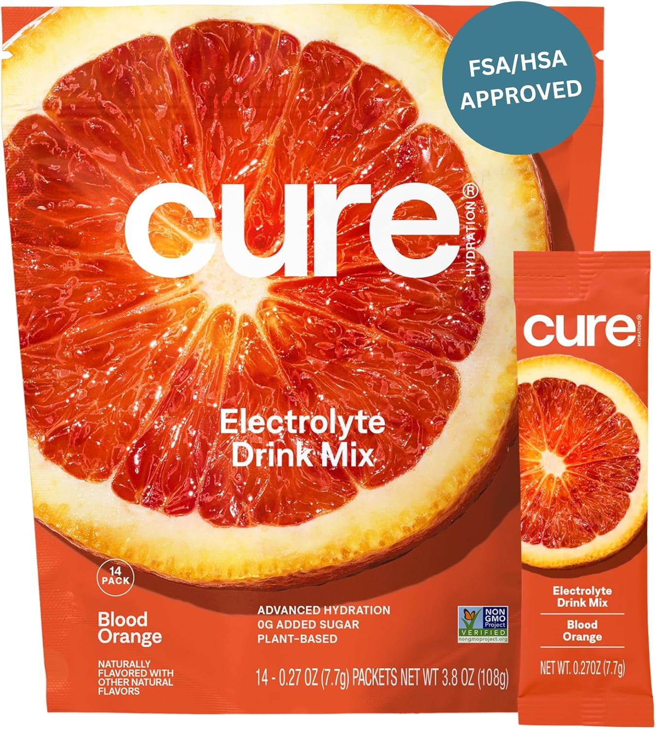 Cure Hydration | Plant-Based Electrolyte Drink Mix | No Added Sugar ...