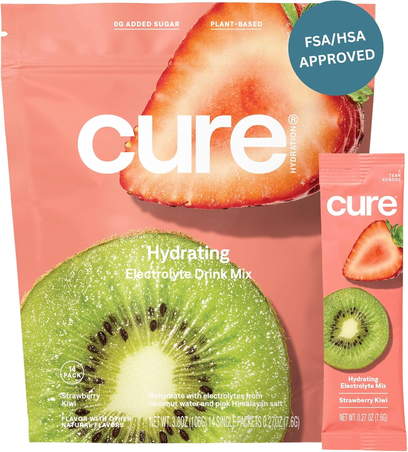 Cure Hydration | Plant-Based Electrolyte Drink Mix | No Added Sugar ...