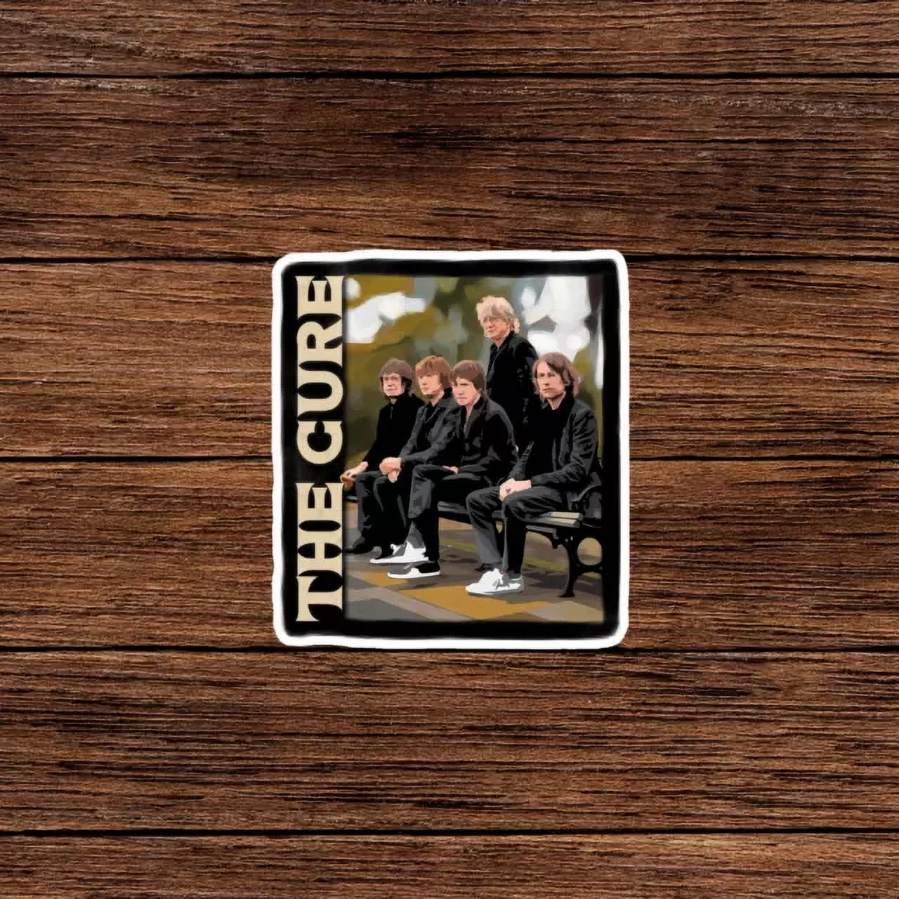 The Cure Sticker - Iconic 80S British Rock Band Artwork Decalphone ...