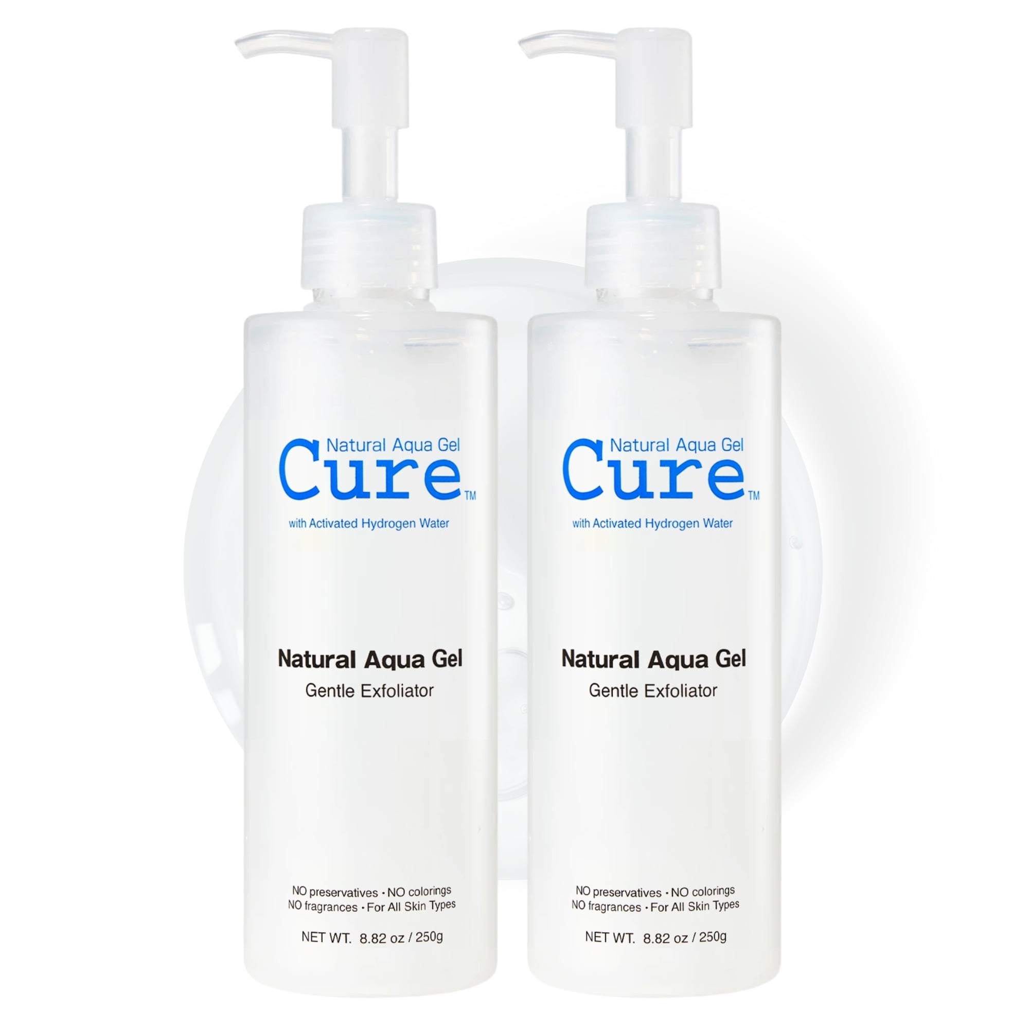 Cure by Toyo, Aqua Gel Gentle Exfoliator, Water-Based Exfoliating Face ...